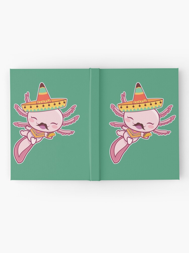 "Mexican Axolotl Cinco De Mayo Poncho Sombrero Taco Cute Kawaii Anime ...