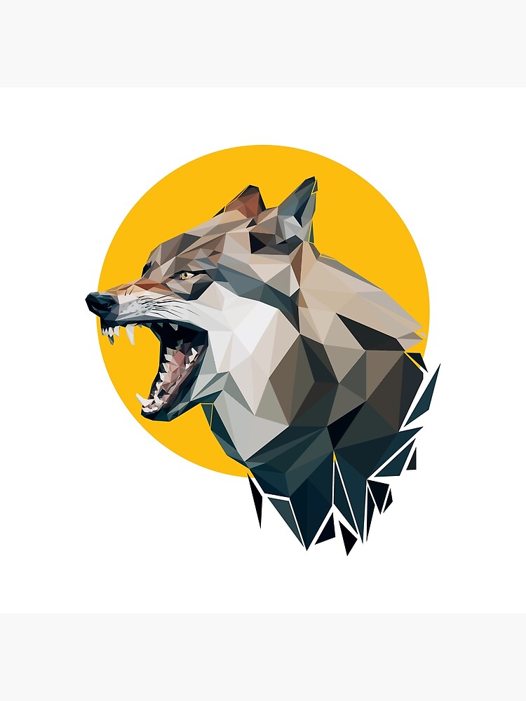 "The Wolf Fan art" Poster for Sale by jerapahart | Redbubble
