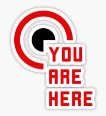 You Are Here: Stickers | Redbubble