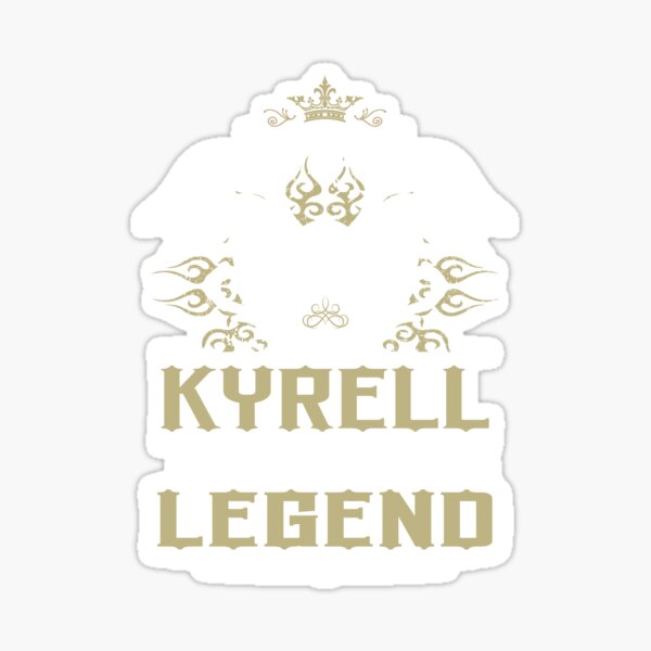 Pegatina «Camiseta con el nombre de Kyrell - Camiseta con el artículo ...