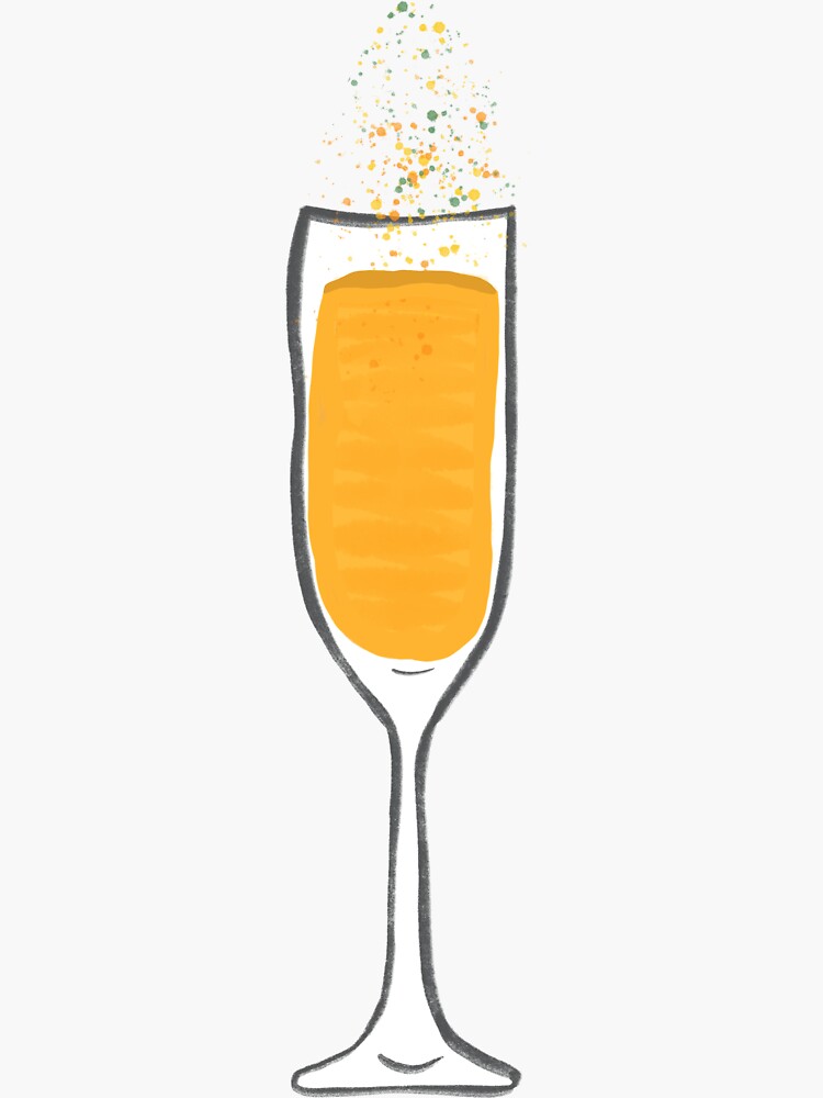"mimosa" Sticker by Taylordavis0504 | Redbubble