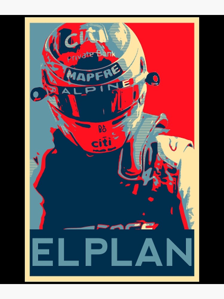 Formula 1, Fernando Alonso El Plan Premium Matte Vertical Poster sold ...