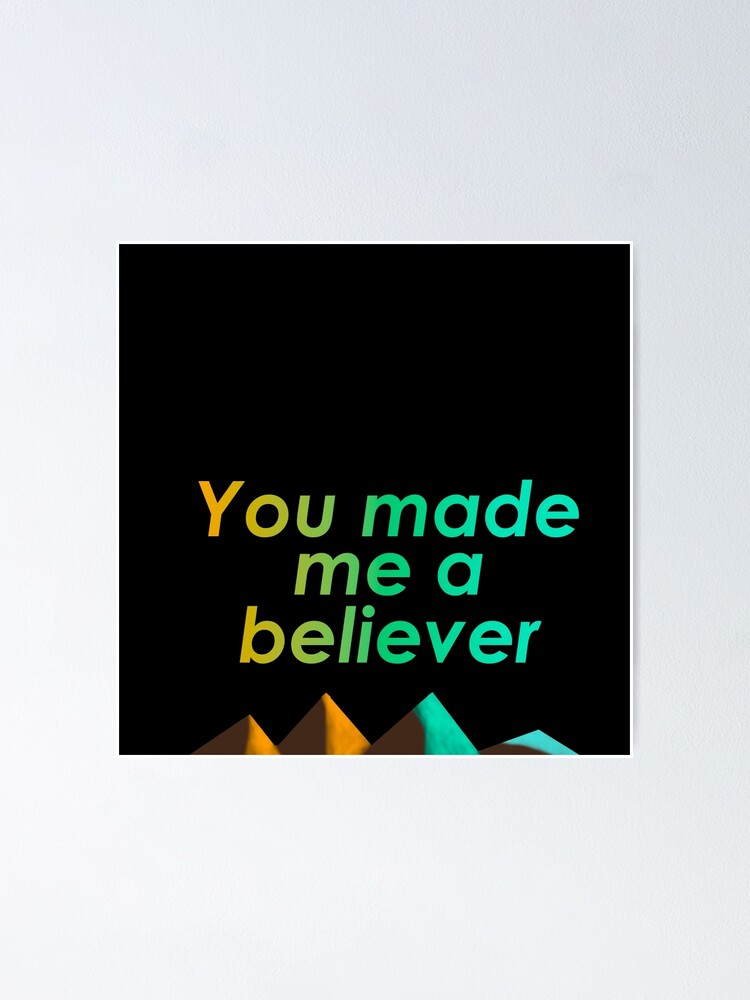 "Believer Imagine Dragons" Poster for Sale by PaulaPatata | Redbubble