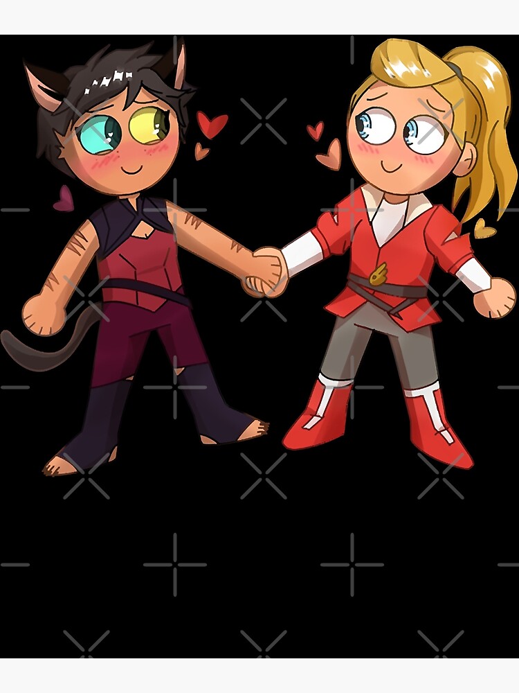 "Character Animated Catradora Kiss Gifts Boy" Art Print by ...
