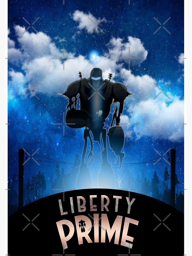 "Liberty Prime" Spiral Notebook for Sale by BrokenPonyArt | Redbubble