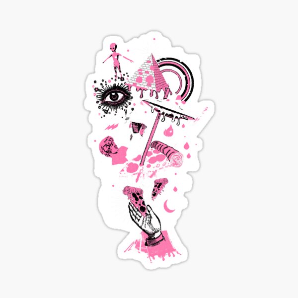 "TRIPPY SPACE CAMP " Sticker by J5PSQA | Redbubble