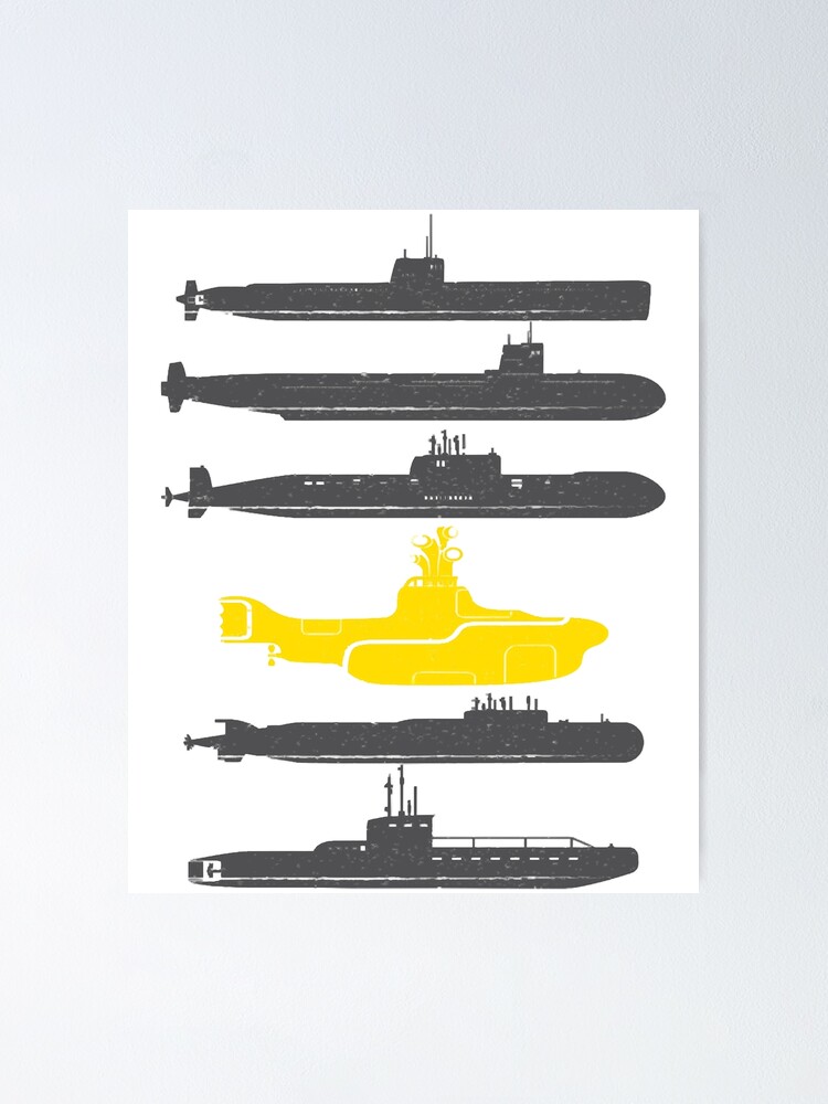 "Know Your Submarines Nautical Submarine" Poster for Sale by AdamKroen ...