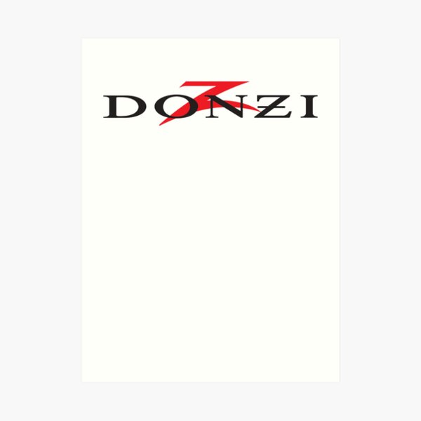 "Donzi Marine Boats Powerboats Logo" Art Print for Sale by ...