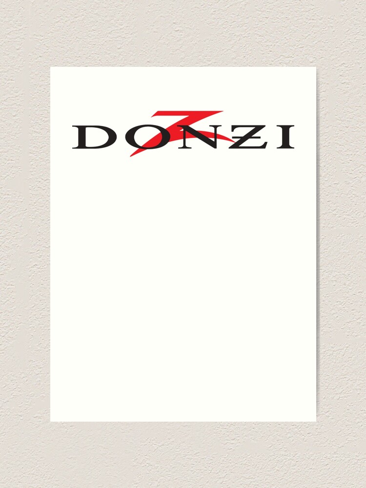 "Donzi Marine Boats Powerboats Logo" Art Print for Sale by ...