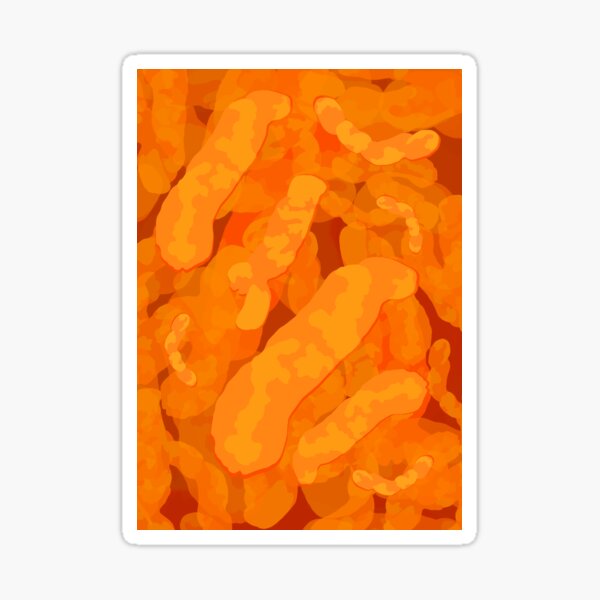 "Cheeto Bliss" Sticker by nriedie | Redbubble