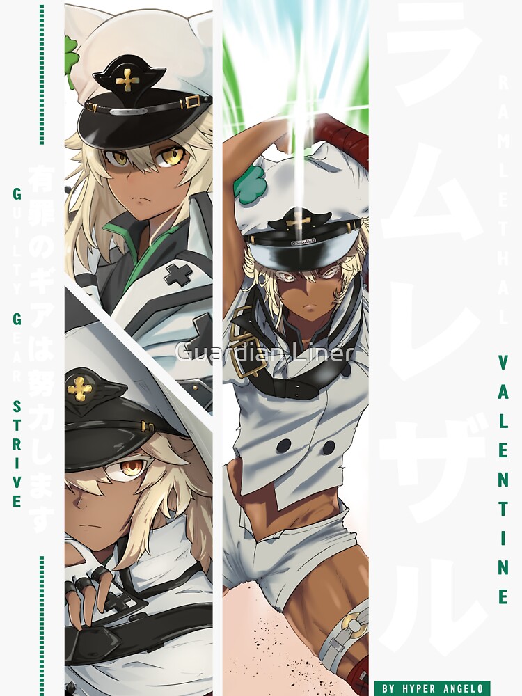 "Guilty Gear Ramlethal" Sticker for Sale by lasangelo | Redbubble