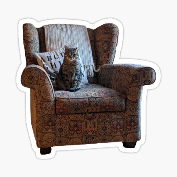 "Funny Cat" Sticker for Sale by LetsMakeItReal | Redbubble