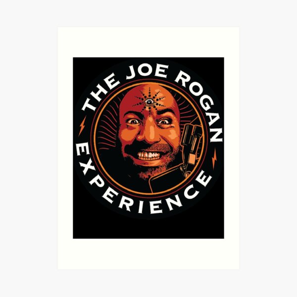 "JRE Joe Rogan Experience Podcast Logo" Art Print by teddiklint | Redbubble