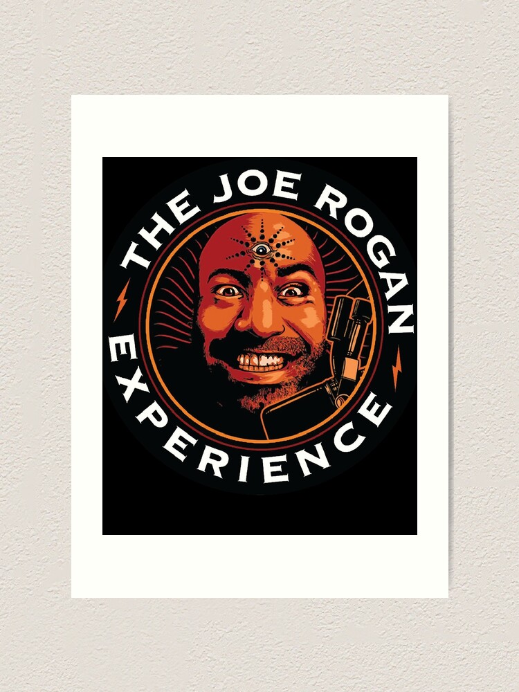 "JRE Joe Rogan Experience Podcast Logo" Art Print by teddiklint | Redbubble