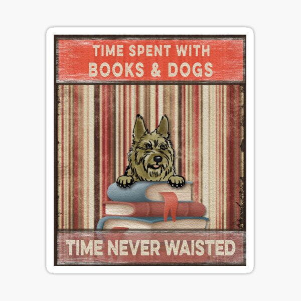 "Time Spent With Books And Dogs Time Never Waisted Berger Picard cute ...