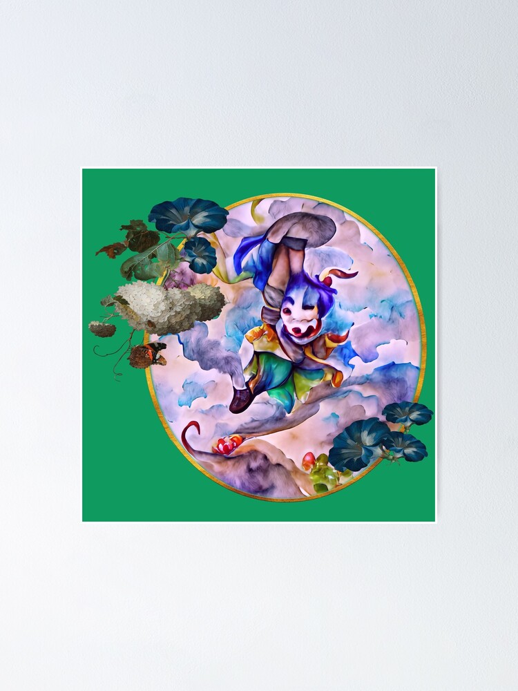 "The Fool surreal tarot card design " Poster for Sale by SheRa-Glitch ...