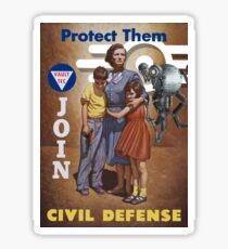 Civil Defense: Stickers | Redbubble