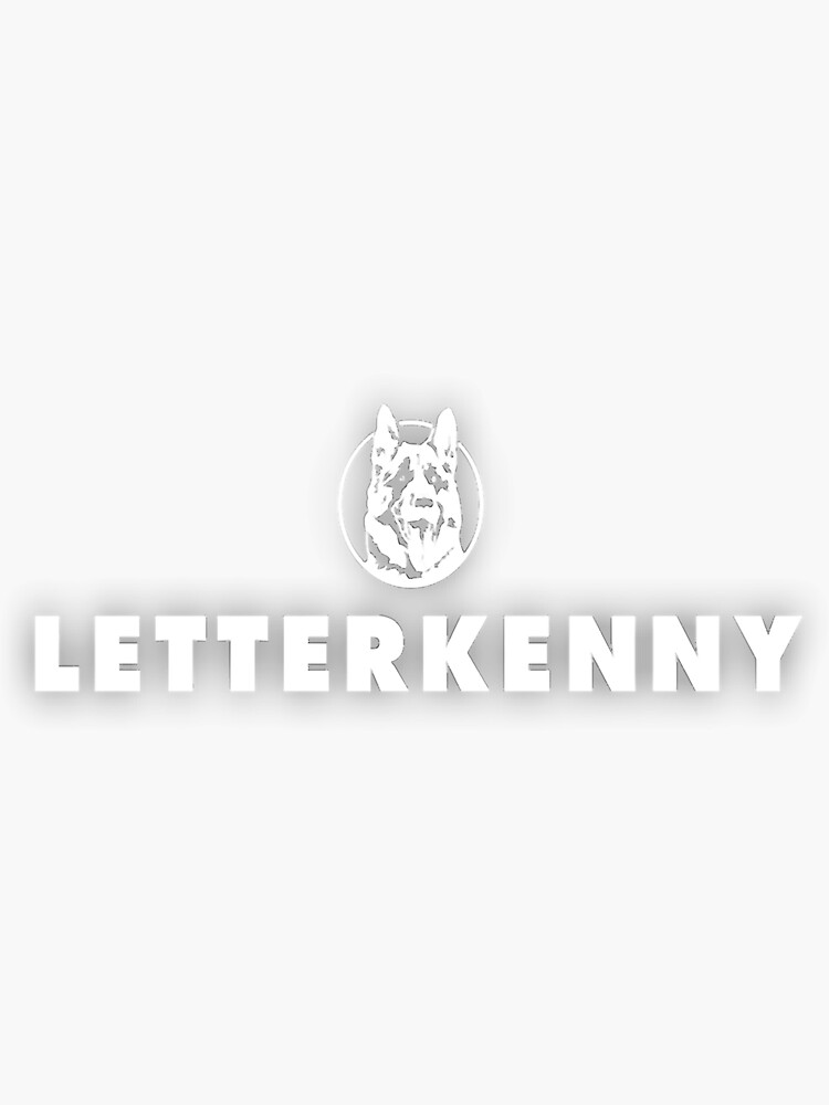 "Letterkenny logo" Sticker by teddiklint | Redbubble