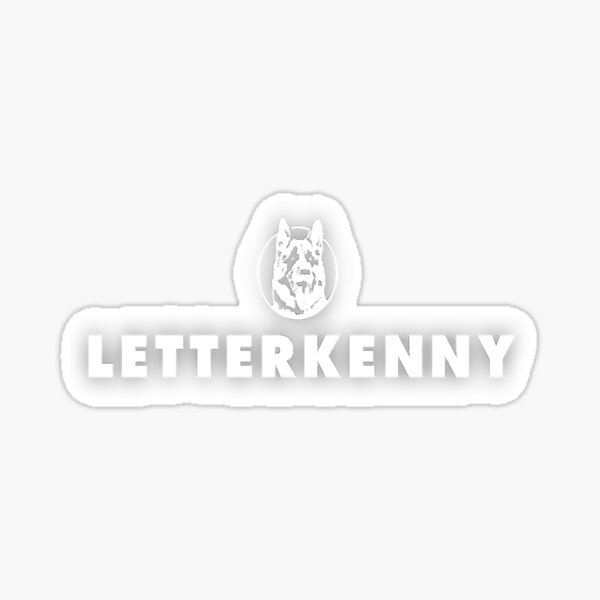 "Letterkenny logo" Sticker by teddiklint | Redbubble