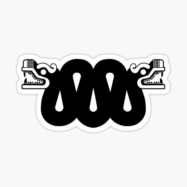"Aztec Double-Headed Serpent Tribal Symbol" Sticker for Sale by ...