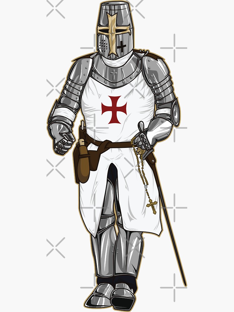 "Crusading Distance Knight" Sticker by Rzera- | Redbubble