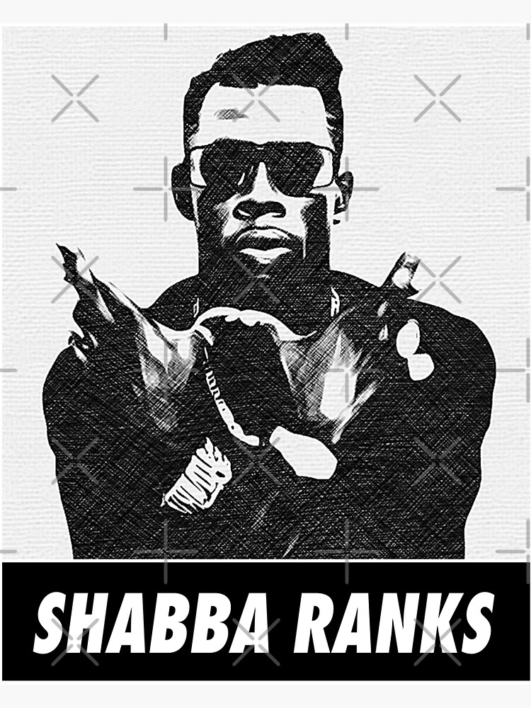 "shabba ranks | shabba ranks vintage shirt" Sticker by Grafik0 | Redbubble