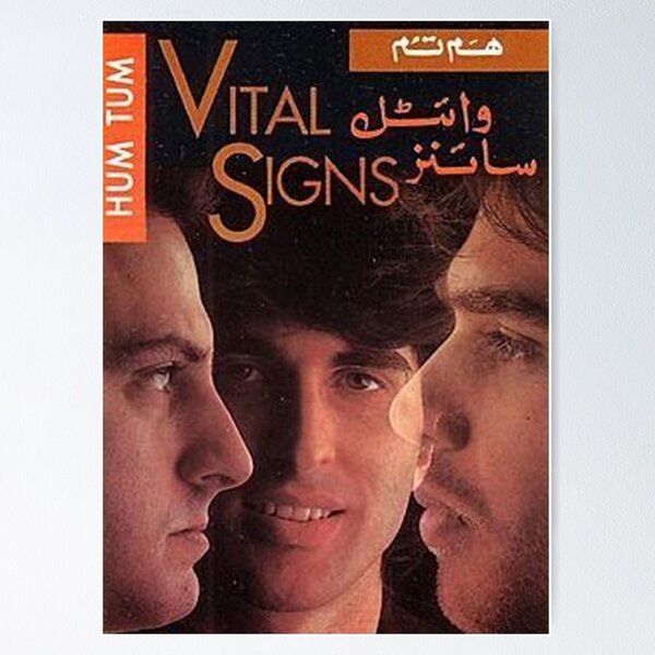 "Vital Signs - Retro 90's Pop Band - Hum Tum Album Cover" Poster for ...