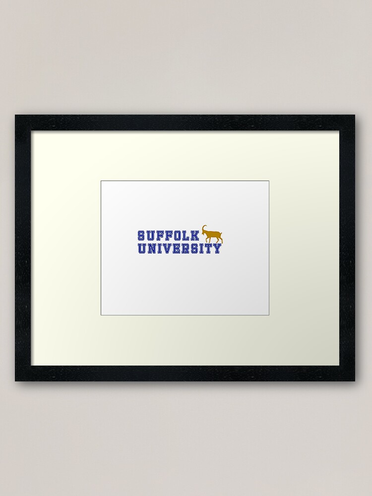 "Suffolk University" Framed Art Print for Sale by Jucar | Redbubble