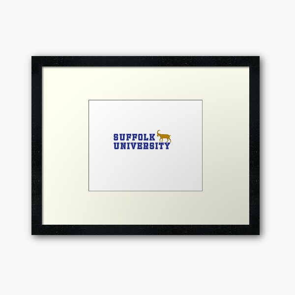 "Suffolk University" Framed Art Print for Sale by Jucar | Redbubble