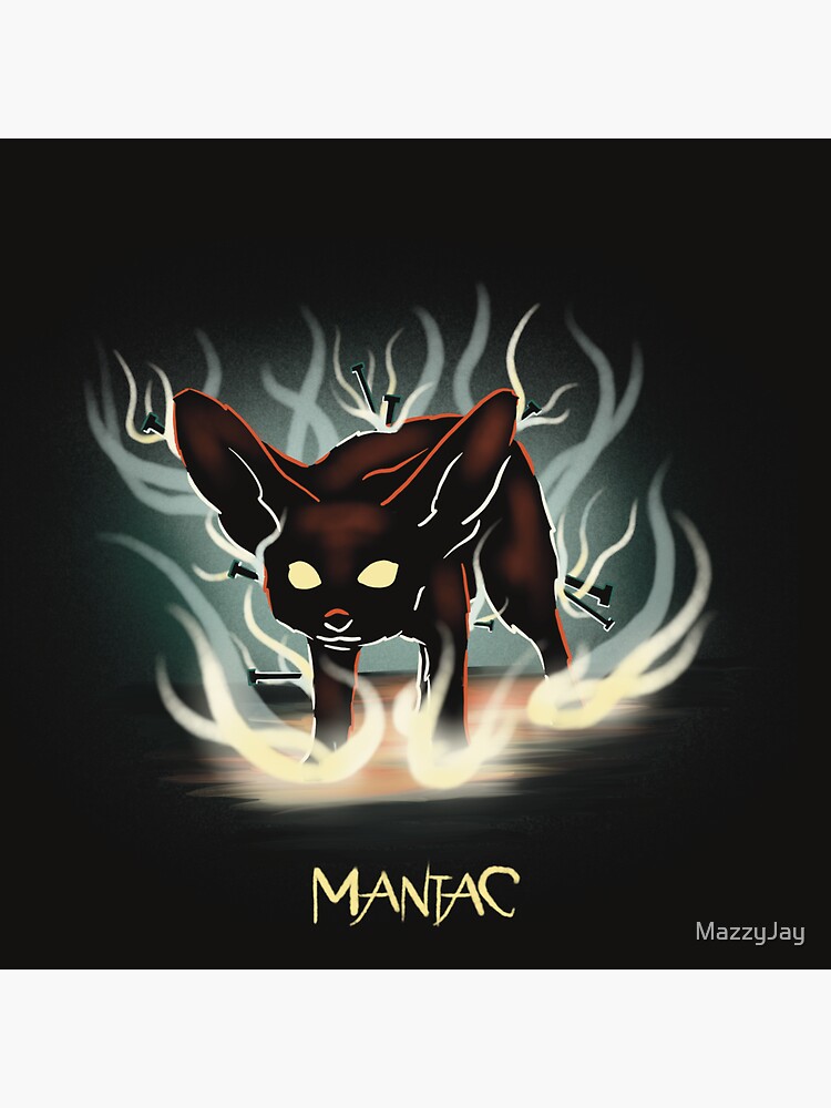 "Maniacal FoxInnie " Sticker by MazzyJay | Redbubble