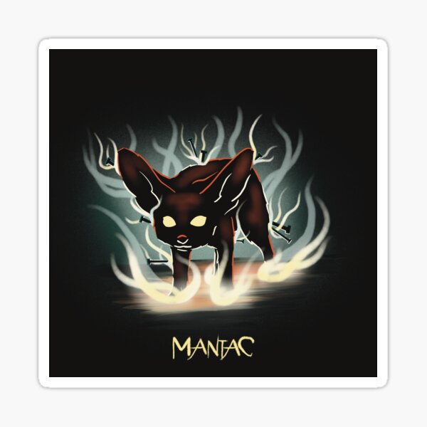 "Maniacal FoxInnie " Sticker by MazzyJay | Redbubble