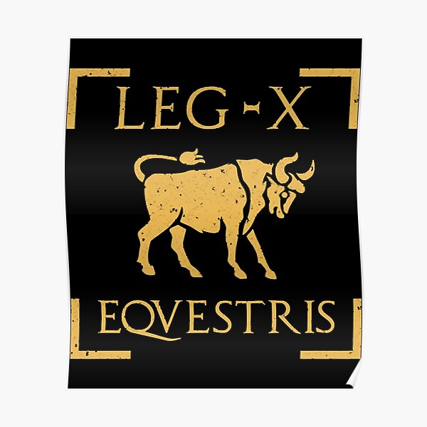 "Legio X Equestris Taurus Emblem Roman Legion" Poster for Sale by ...