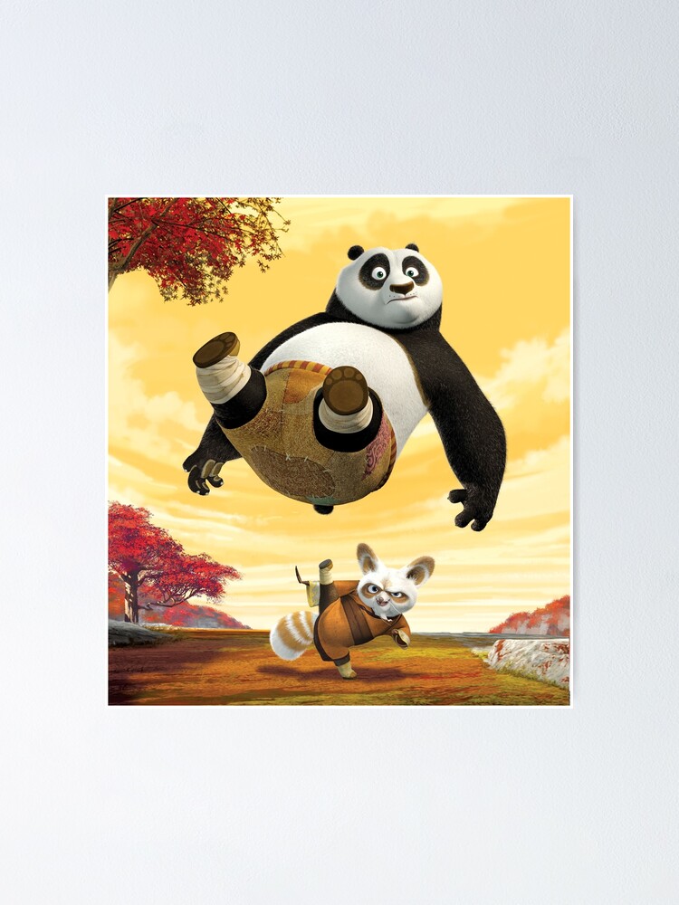 Póster «maestro shifu patada po» de haroldandersonm | Redbubble