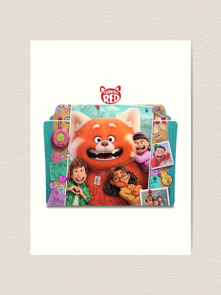 "Turning Red" Art Print for Sale by lilylittlecute | Redbubble