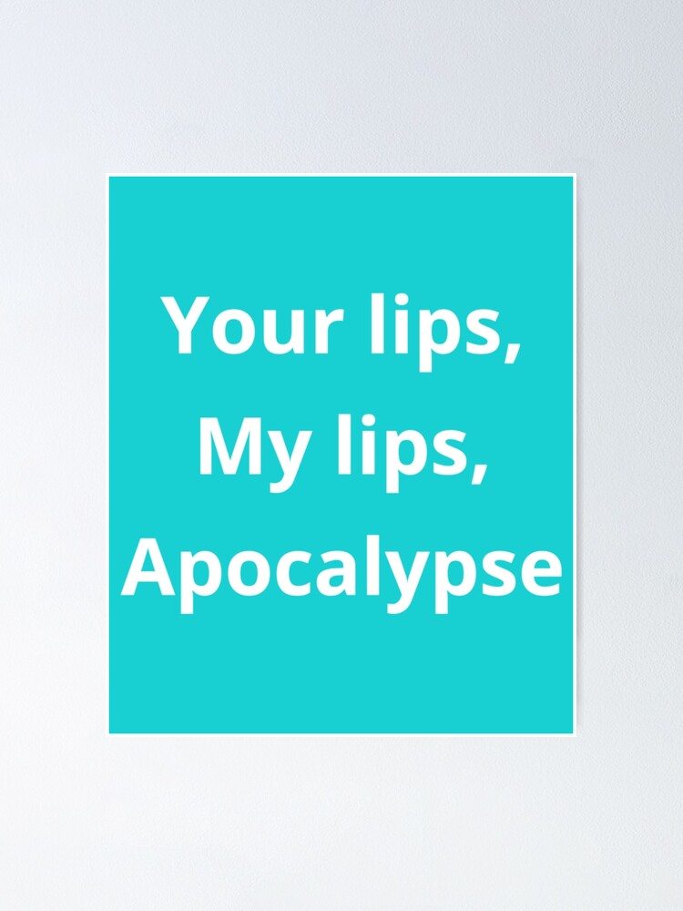 Cigarettes After Sex Your Lips My Lips Poster For Sale By