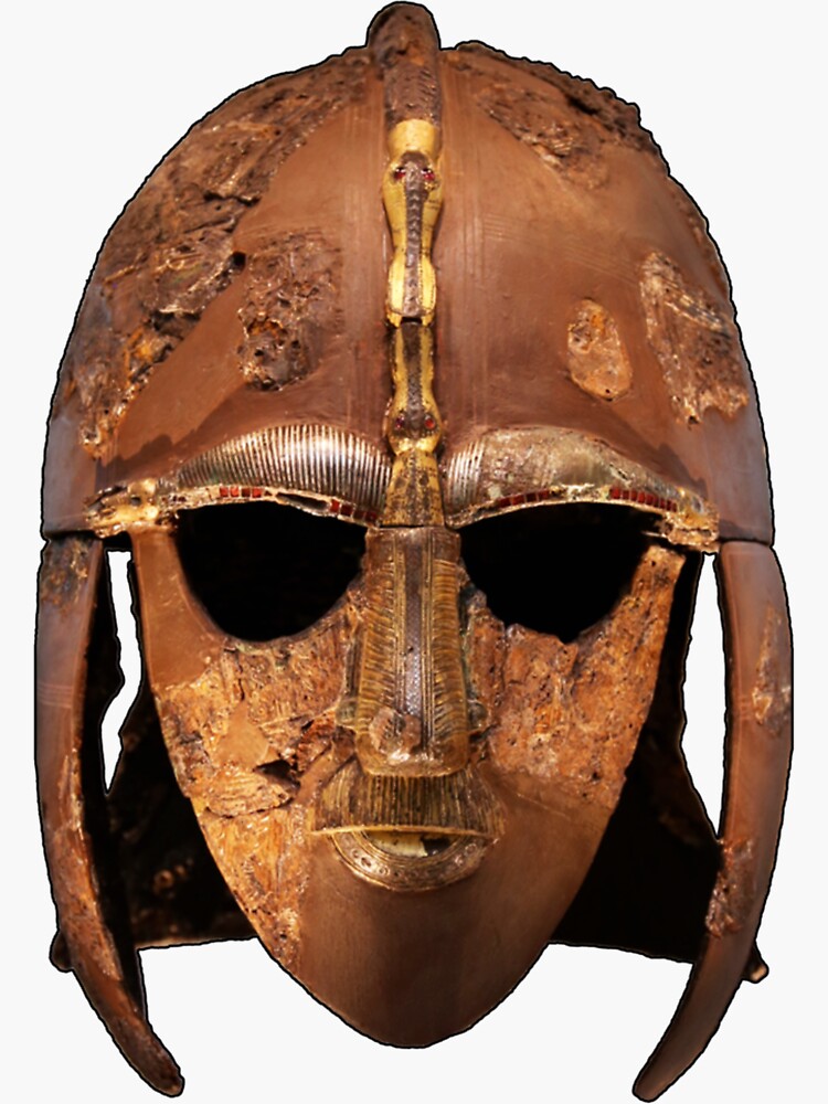 "HELMET Anglo Saxon Sutton Hoo King Raedwald of East Anglia" Sticker ...