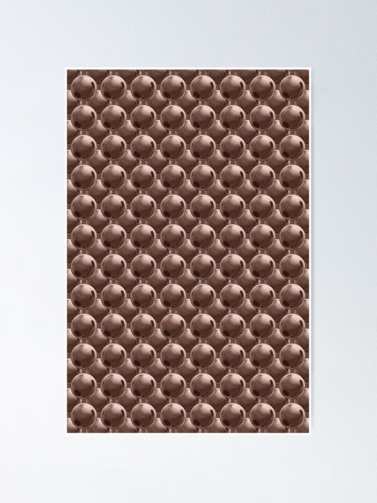 "Dark Chocolate Pattern" Poster for Sale by DeneboArt | Redbubble