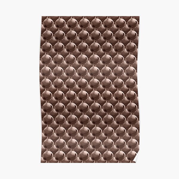 "Dark Chocolate Pattern" Poster for Sale by DeneboArt | Redbubble