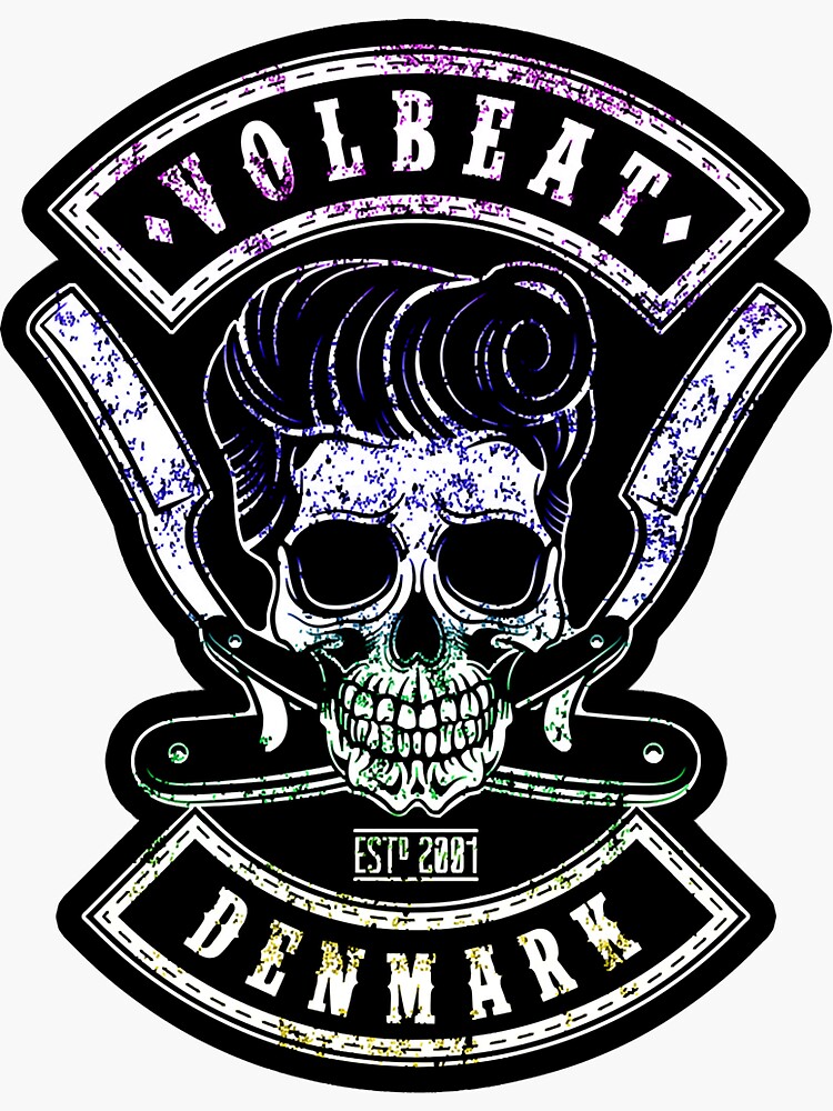 "Volbeat" Sticker by faker226 | Redbubble