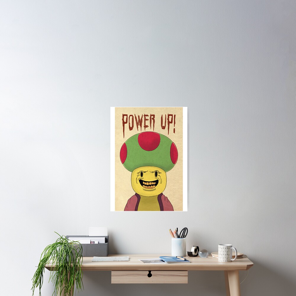 "Power Up! " Poster for Sale by KUTmV | Redbubble