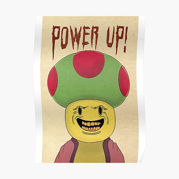 "Power Up! " Poster for Sale by KUTmV | Redbubble