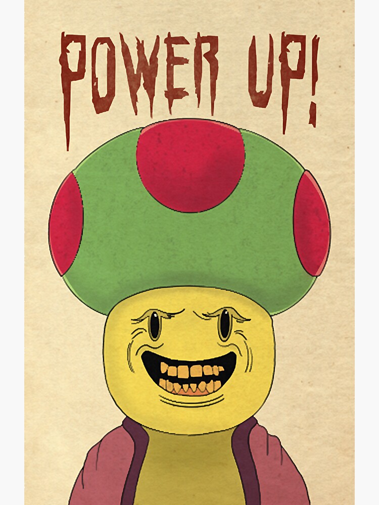 "Power Up! " Sticker by KUTmV | Redbubble
