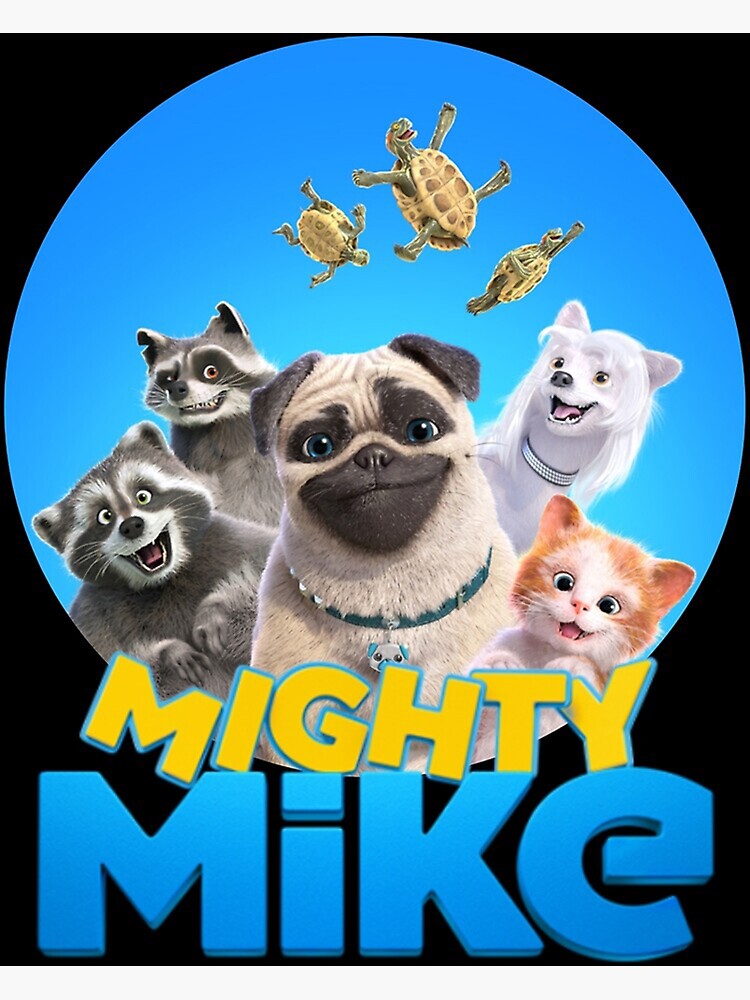 "MIGHTY MIKE" Sticker by lydialerma | Redbubble
