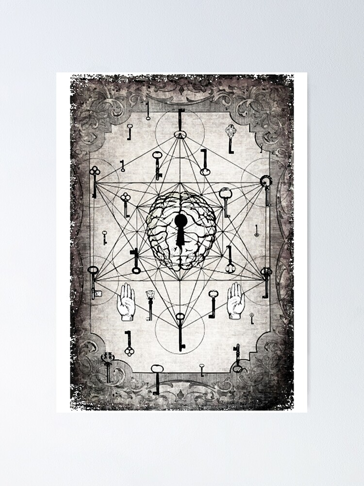 "Keys to the subconscious mind " Poster for Sale by ng17467 | Redbubble