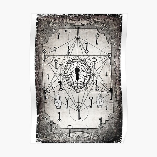 "Keys to the subconscious mind " Poster for Sale by ng17467 | Redbubble