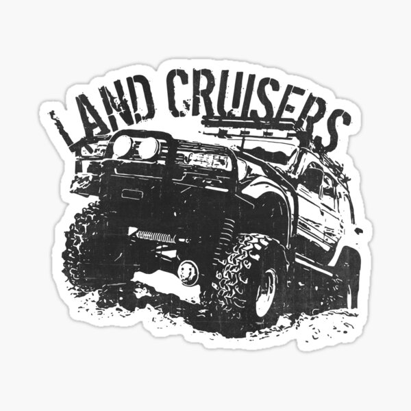"Toyota Land Cruiser J80" Sticker by BeatenHarvey | Redbubble
