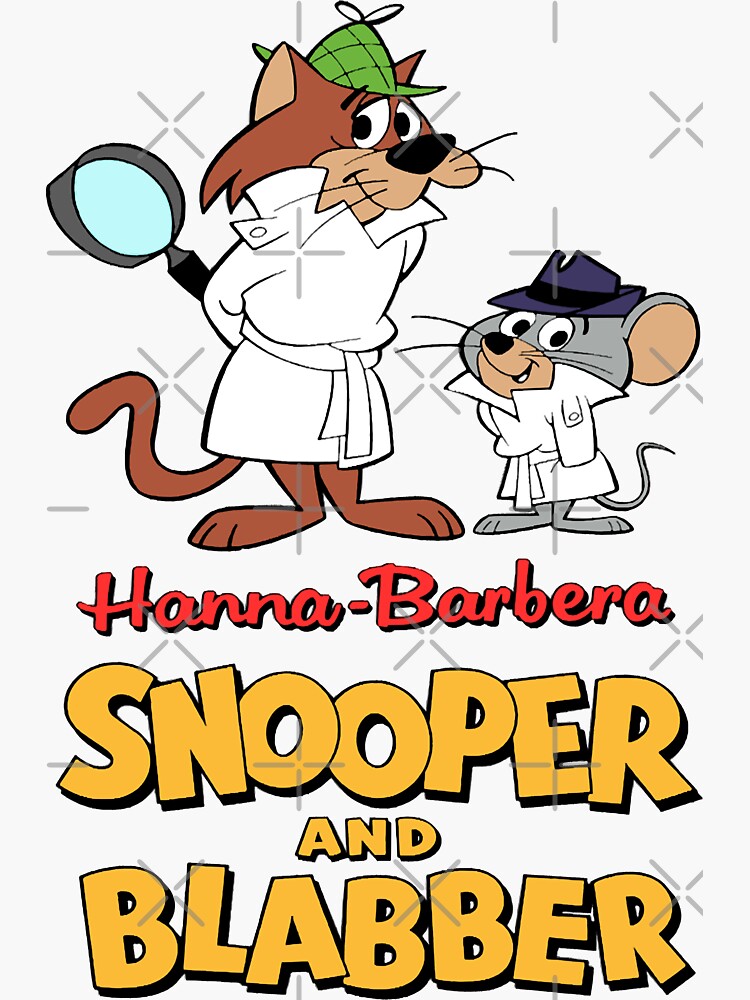 "Birthday Gift Blabber Mouse Super Snooper Vintage" Sticker by ...