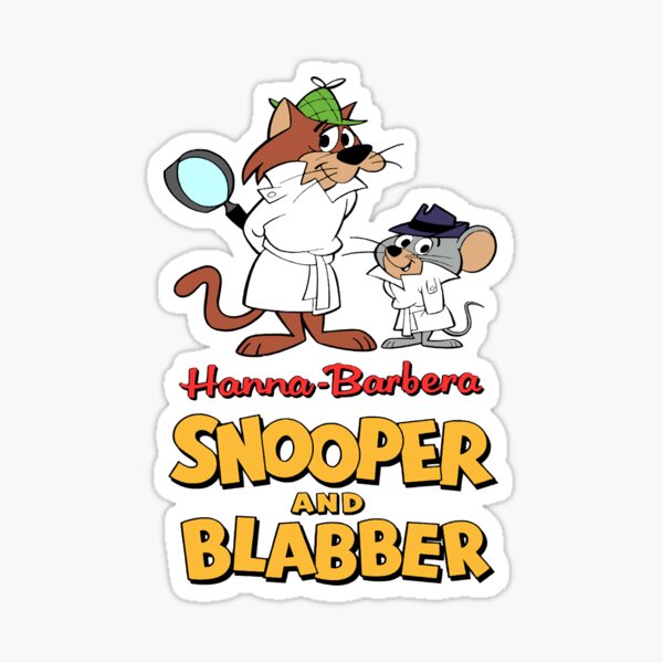 "Birthday Gift Blabber Mouse Super Snooper Vintage" Sticker by ...