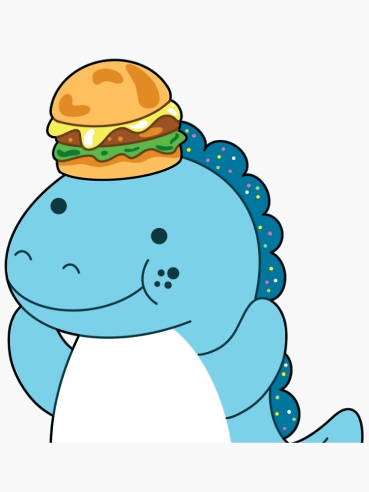 "Moriah Elizabeth cousin derp the dinosaur Spiral Notebook" Sticker by ...