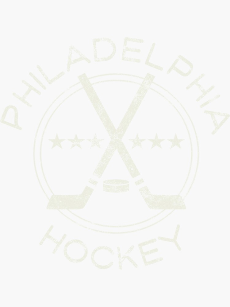 "Philadelphia Hockey Vintage Logo Sticker" Sticker by rollinsale ...
